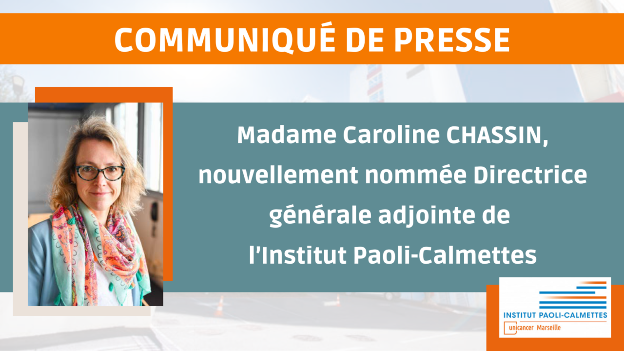 Madame Caroline CHASSIN, nouvellement nommée Directrice générale ...