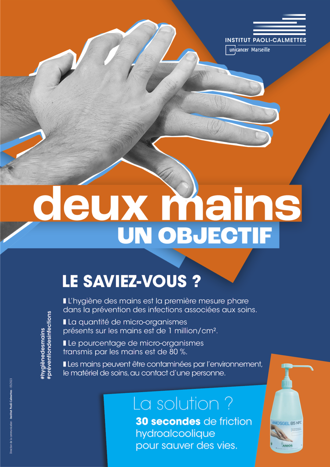 5 mai - Journée mondiale de l'hygiène des mains - Institut Paoli-Calmettes