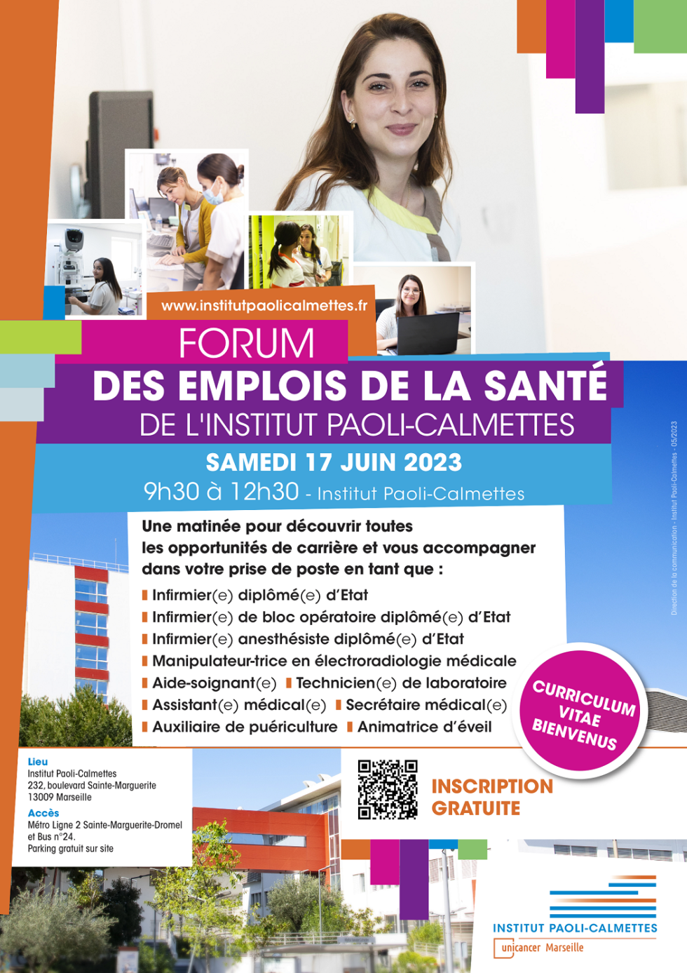 FORUM DES EMPLOIS DE LA SANTE DE L'IPC - Institut Paoli-Calmettes